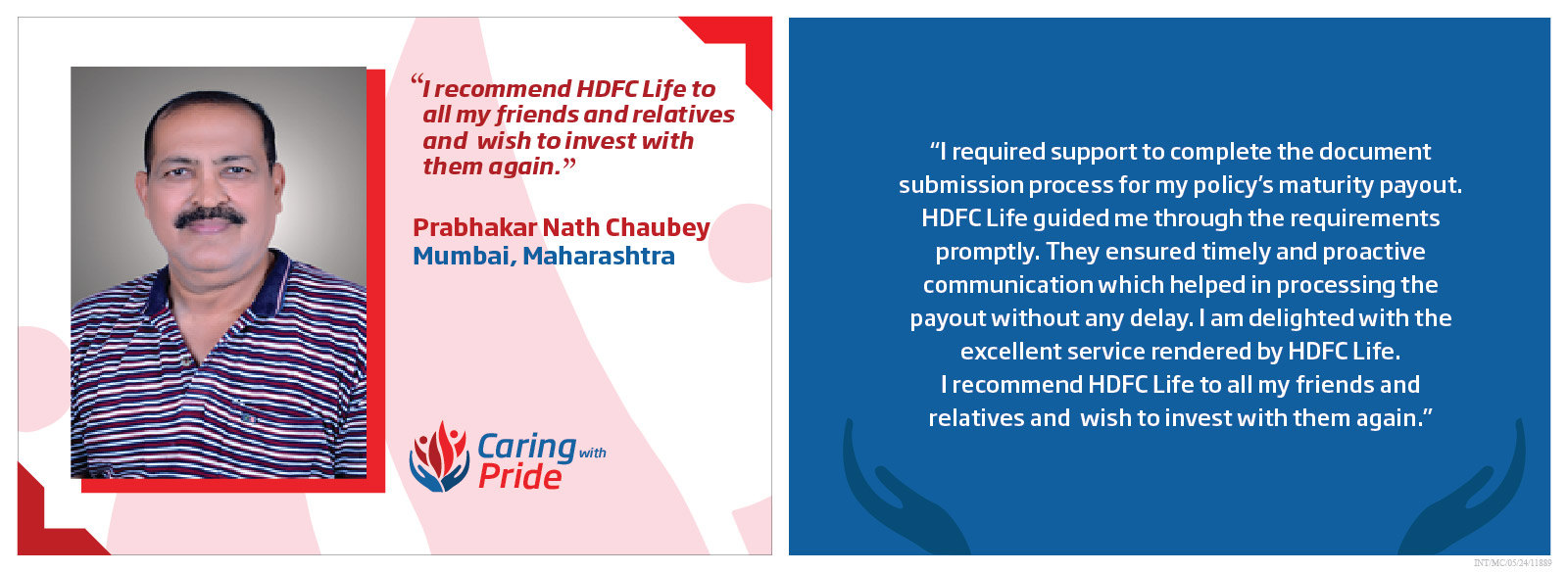 Customer Service Testimonials - HDFC Life