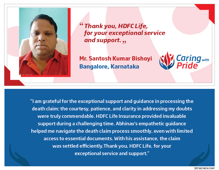 Customer Service Testimonials - HDFC Life